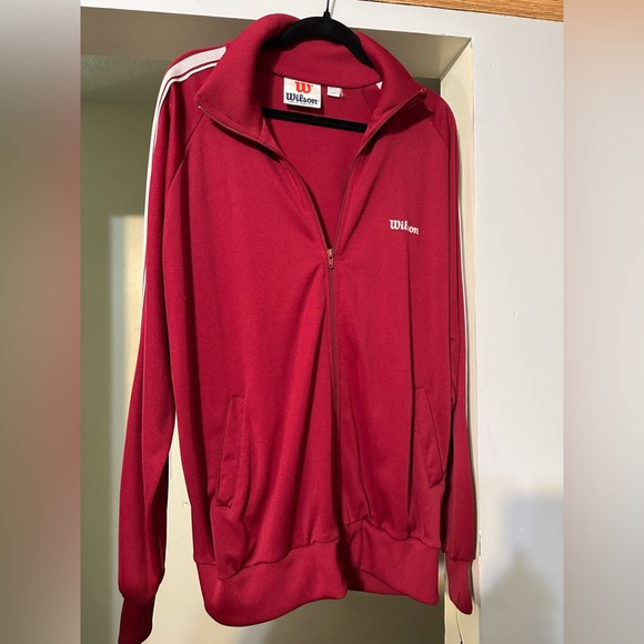 Wilson | Jackets & Coats | Vintage Wilson Athletics Bomber Coaches Zip ...